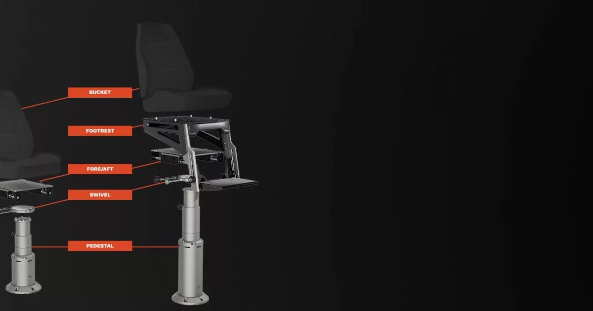 Shoxs | Shoxs Shock Absorbing Boat Seat Pedestal Base